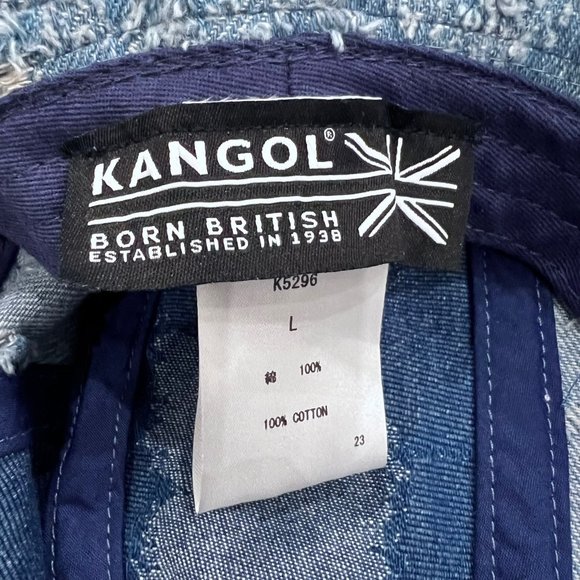 Kangol | Accessories | Kangol Distressed Denim Mashup Bucket Hat | Poshmark